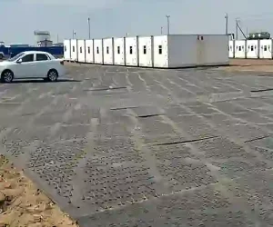 HDPE Ground Protection Mat for Temporary Roads | JC Panel